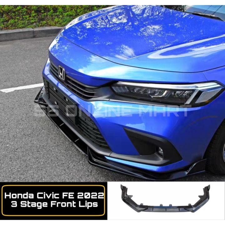 Honda Civic FE 2022 Front Lips Front Diffuser Civic FE Bodykit | Lazada