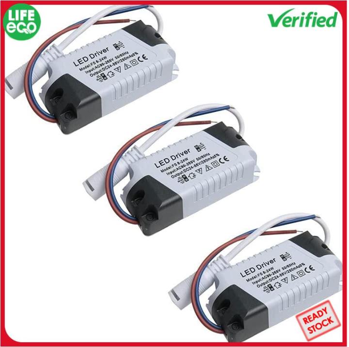 LIFE ECO LED Driver 3W-8W 8-12w 12-18w 18w-24w 24W-36W LED downlight driver Lampu Led Ceiling ...