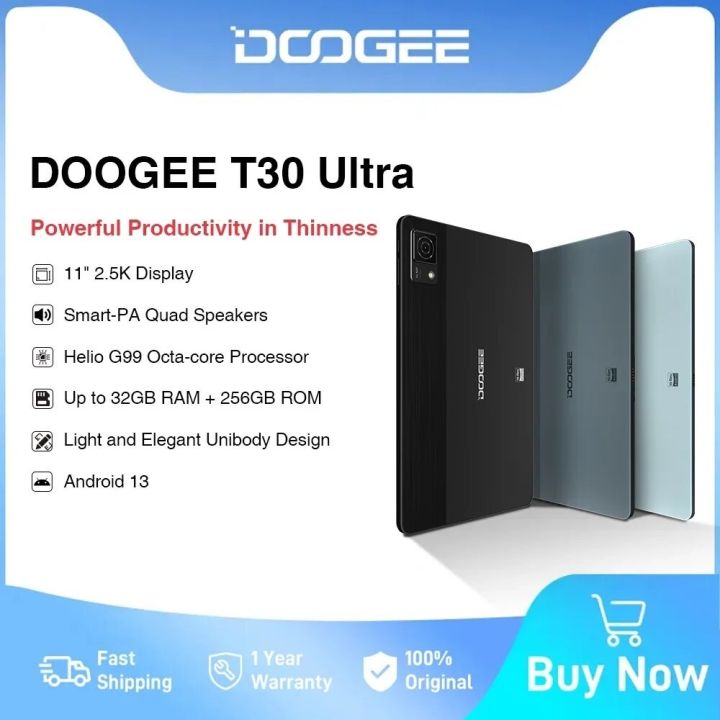 【Official shop】Doogee T30 ULTRA 32GB RAM 256GB ROM 2.5K Display Helio ...