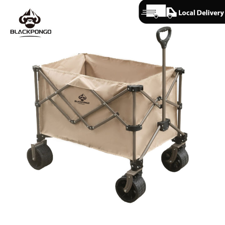 Blackpongo 180L outdoor camping wagon picnic pull cart collapsible ...