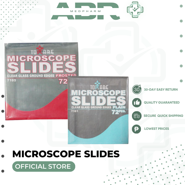 Microscope slides 72pcs per box Plain and Frosted | Lazada PH
