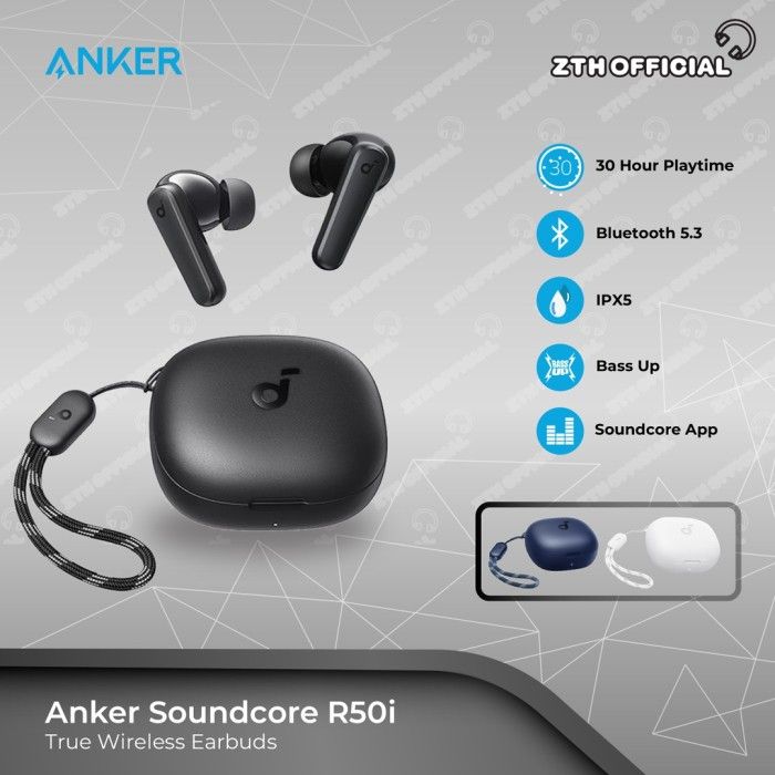 ANKER SOUNDCORE R50I R50L TRUE WIRELESS EARBUDS TWS EARPHONE - A3949 ...