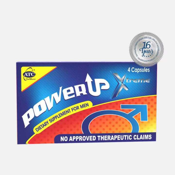 Power Up Xtreme 450mg Capsule x 4's ( Expiration November 2022 ) | Lazada