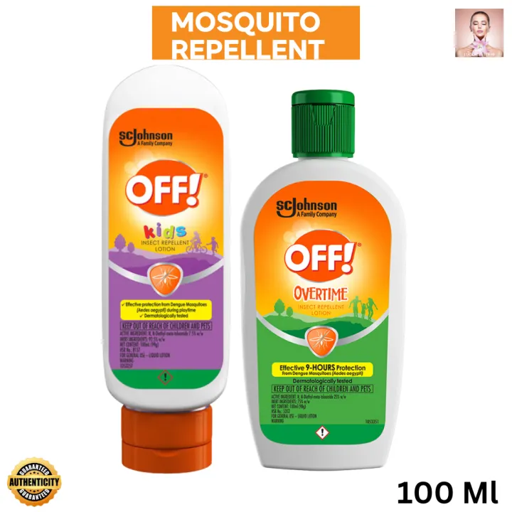OFF! Kids Insect Repellent Lotion & Off Overtime Lotion 100ml | Lazada PH