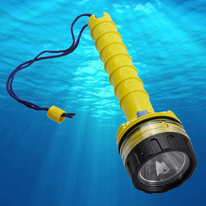Scuba Diving Flashlight Underwater Waterproof LED Diver Light ...