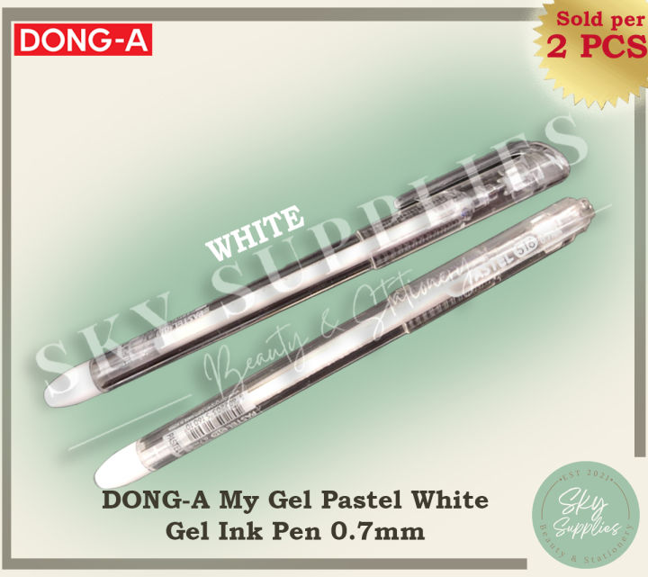 2pcs Dong-A Pastel White Ink 0.7mm | Lazada PH