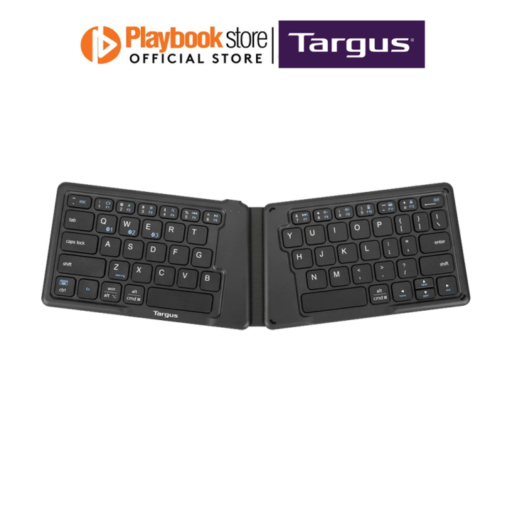 Targus AKF003 Ergonomic Foldable Bluetooth Antimicrobial Wireless ...
