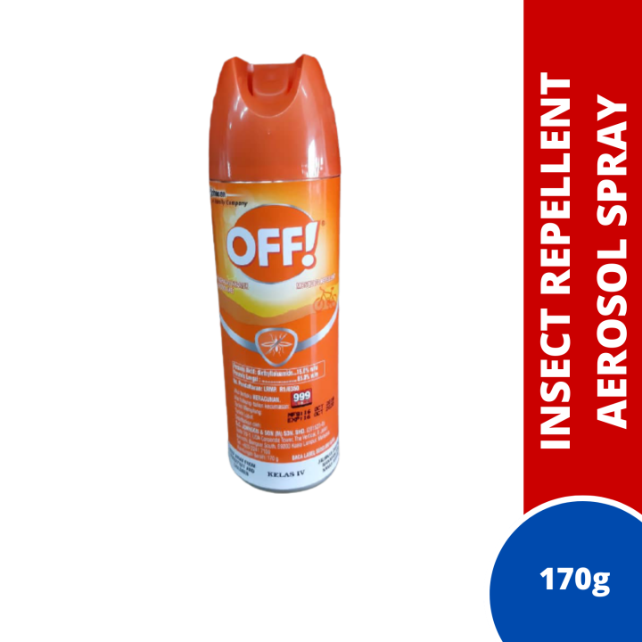 OFF Insect Repellent Aerosol Spray 170G | Lazada