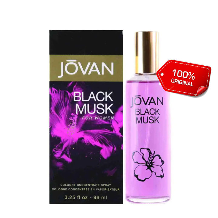 Jovan Black Musk Cologne Spray for Women 96ml Jovan Musk for Women ...