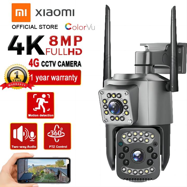 XIAOMI Dual Lens Waterproof Indoor Outdoor CCTV Camera Wifi Connect 360 ...