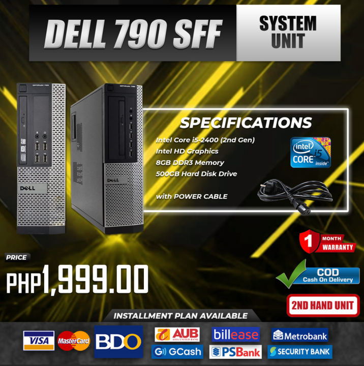 System Unit Assorted Brand Intel i5 2nd Gen 8gb Ram 500gb Hdd | Lazada PH