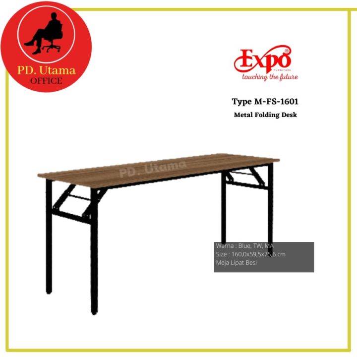 Meja Lipat Besi EXPO M-FS-1601 Meja Lipat Murah | Lazada Indonesia