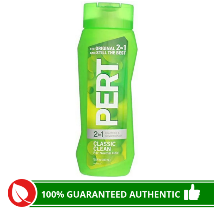 Pert Classic Clean 2in1 Shampoo & Conditioner, 400ml | Lazada PH