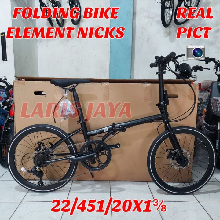[ BONUS BELL ] Sepeda lipat element nicks 451 FOLDING BIKE ELEMENT ...