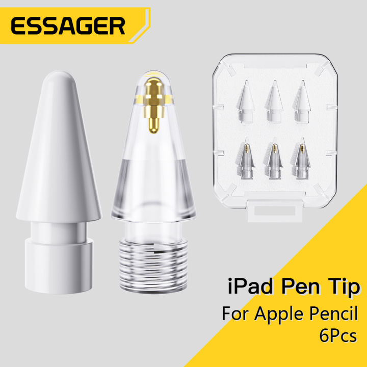 Essager 6Pcs Pencil Tips Set For Apple Pencil 1st 2nd Generation Tip ...