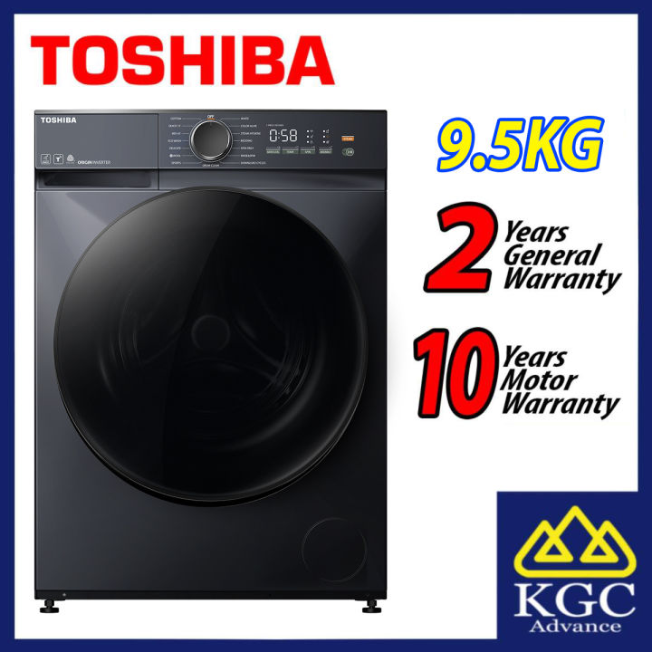 (Free Shipping) Toshiba 9.5KG FRONT LOAD WASHER AROMA+ Matters Washing Machine TW-T21BU105UWM(MG ...