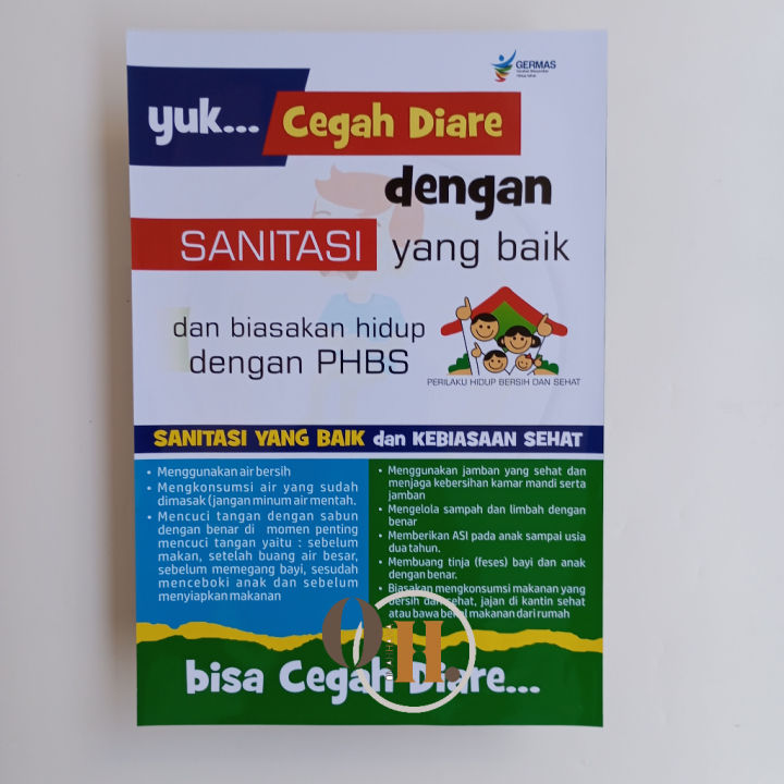 Poster Cegah Diare dengan Kebiasaan Yang Sehat - Poster PHBS - Sanitasi ...