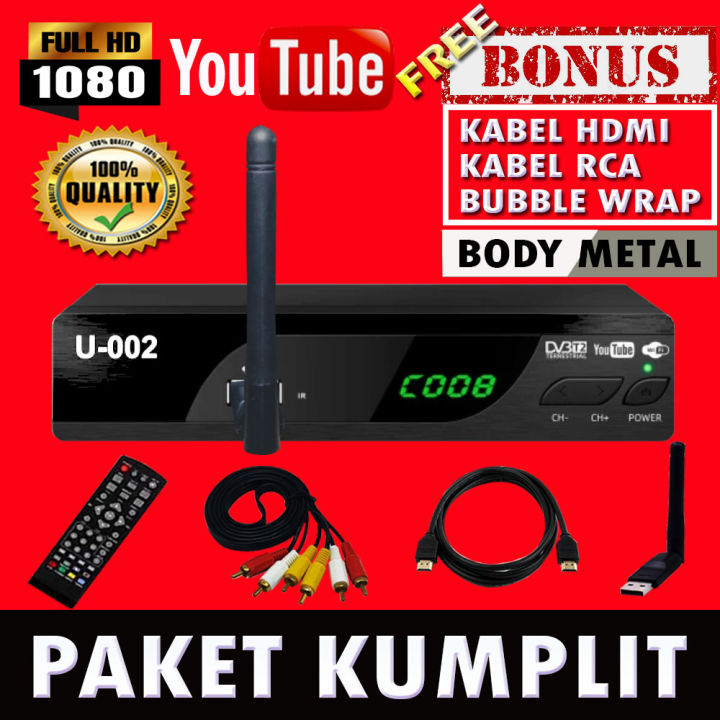STB DVB T2 DVBT DVBT2 SET TOP BOX STB TV DIGITAL PENERIMA SIARAN ...