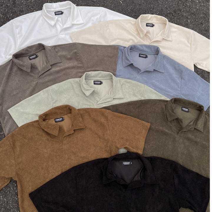 CONCEIT Oversized Boxy Cropped Fit Polo Shirt | Lazada PH