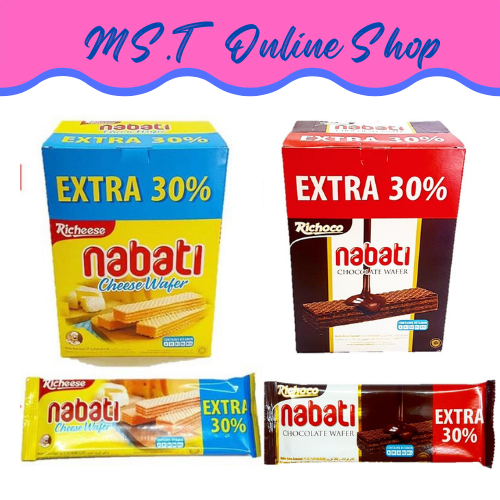 [MT] Richeese Nabati Wafer (Extra 30%) 20sx18gm | Lazada