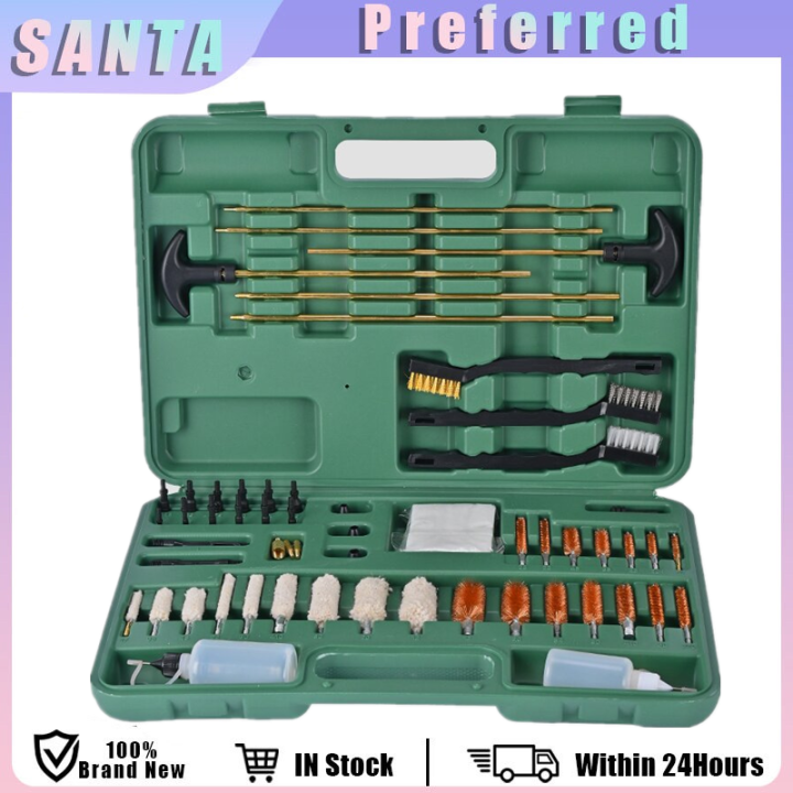 62Pcs Tactical Universal Cleaning Kit with Oil Can Cleaner Brush ...