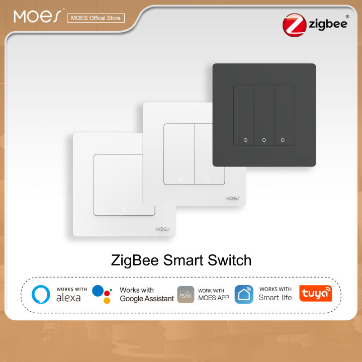 （3Days Arrive）MOES New Star Ring Tuya Smart ZigBee3.0 Push Button Switch/Scene Switch Smart Life ...