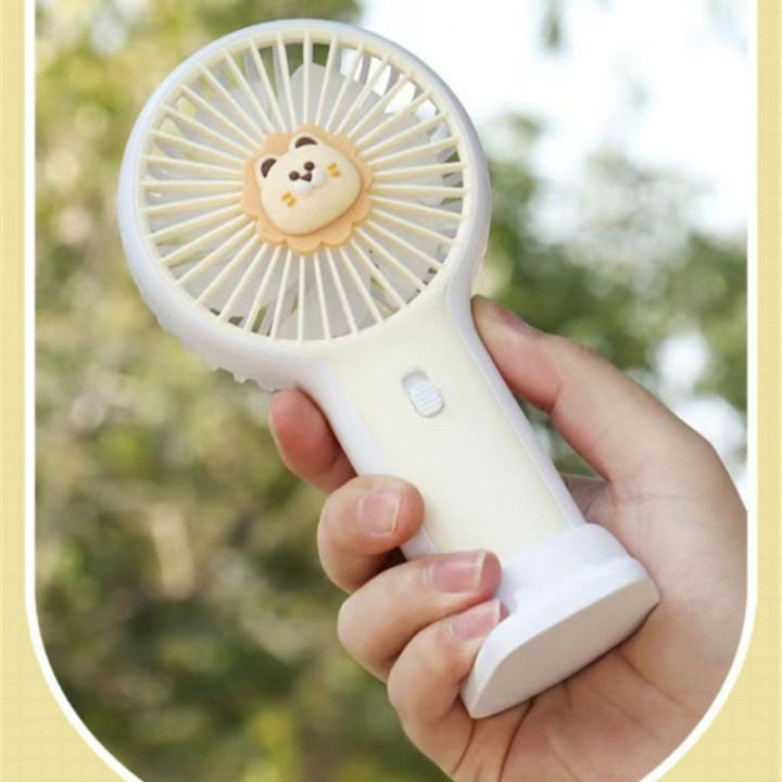 Cute Kawaii Cat Bear Bunny Handheld Mini Fan Cooling Fans Portable ...