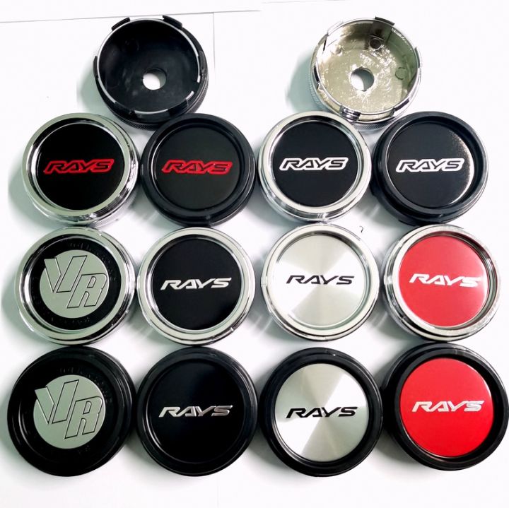 4PC 66mm rays Car sport rim wheel cap VOLK RACING RAYS Volk Racing Rays ...