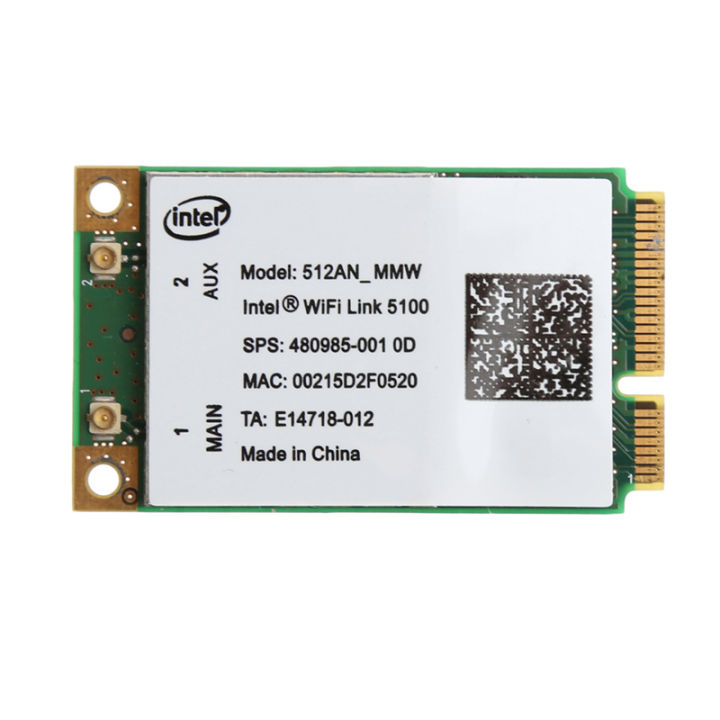 สำหรับลิงค์ Intel 5100 WIFI 512AN MMW 300เมตรมินิ PCI-E ไร้สาย WLAN ...