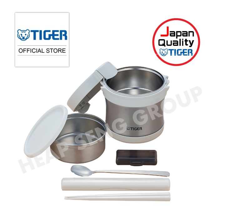 Tiger Stainless Steel Lunch Box - LXB-A100 | Lazada Singapore