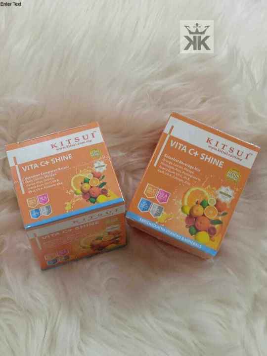 Kitsui Vita C+Shine 10Sachetx15G | Lazada
