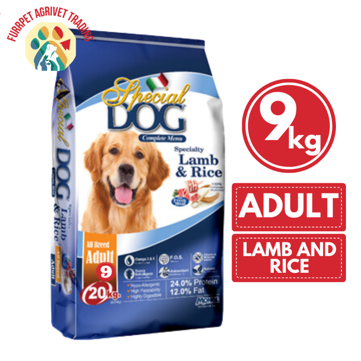 Special Dog Dry LAMB and RICE ADULT 9kg | Lazada PH