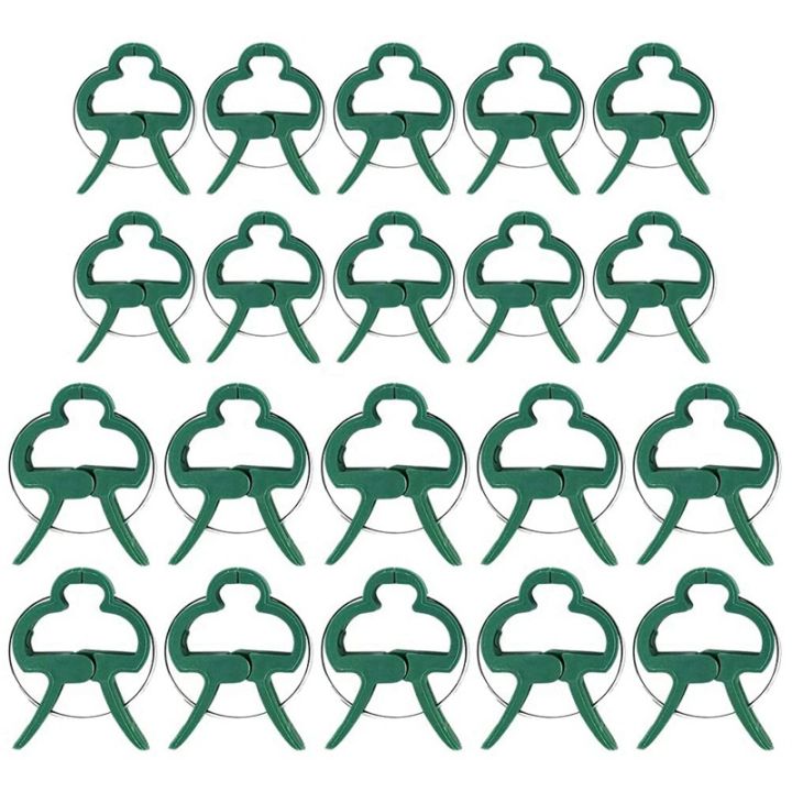Plant Fixed Clips Reusable Garden Stem Vines Clamps Greenhouse Support ...