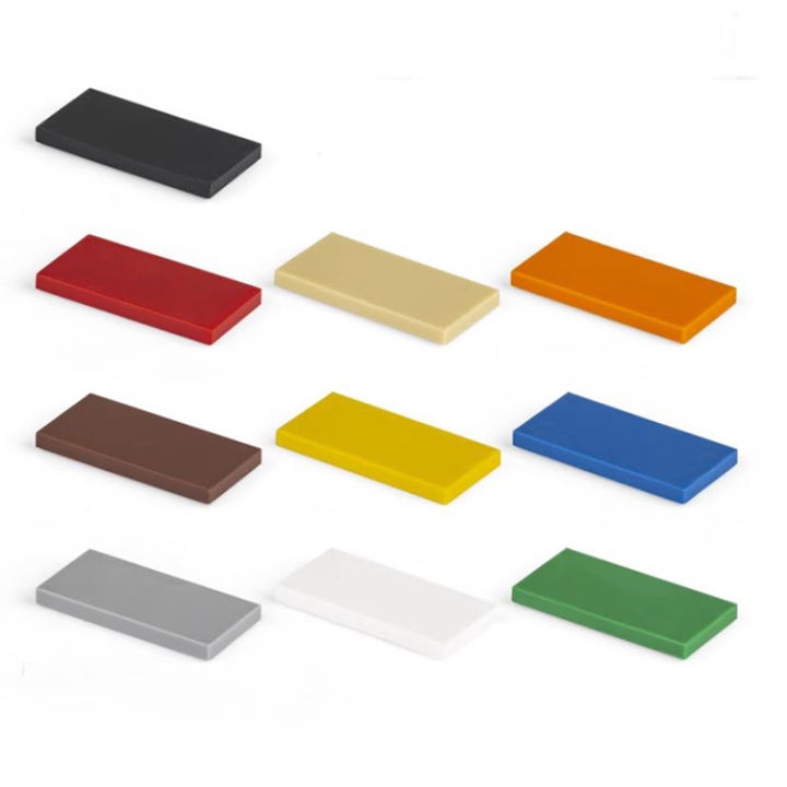 DIY Building Blocks 2x4 Figure Bricks Ceramic Tile 87079 Creative Size ...