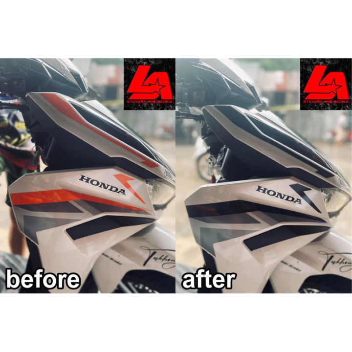Honda Click 125 V3 Cover Up Sticker / Decals (With Liquid Cooled) 2023 ...