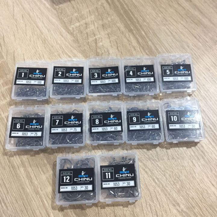 Kail Pancing Indigo CHINU HOOK Tipe 1053 isi per kotak / TIPE BESAR ...