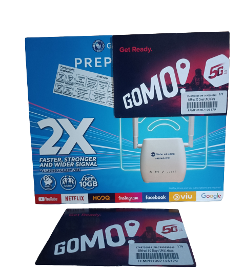 Globe at Home Prepaid WiFi Router Modem w/ GOMO SIM UNLI Internet for ...