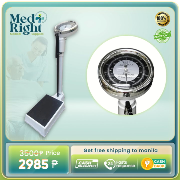 Surrmed Dial Type Weighing Scale - Heavy Duty Height & Weight Scale for ...