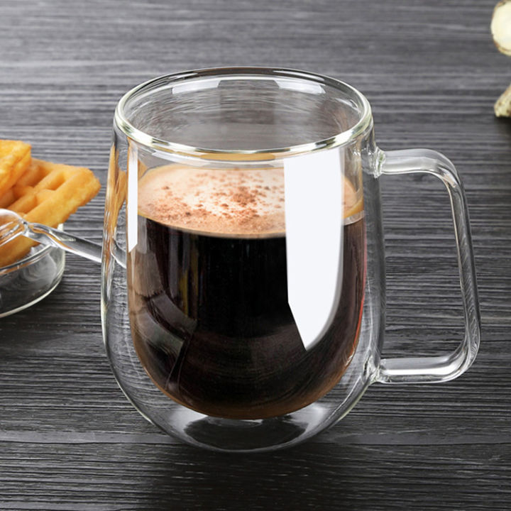 DELISOGA 1Pc Good Quality Deli Insulated Double walled Glass Espresso ...