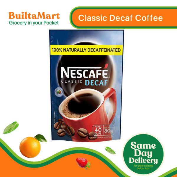 Nescafe Classic Decaf Instant Coffee (80g) | Lazada PH