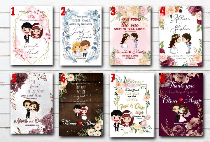 Ref Magnet (30pcs) Souvenirs and Giveaways Wedding Design | Lazada PH