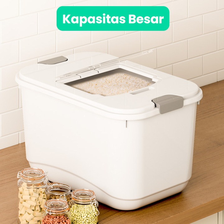 Mainland Tempat Beras Kacang Kotak Penyimpanan Makanan Rice Box 6 ...