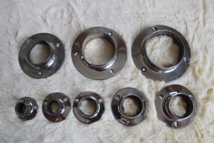 Stainless round pipe flange with neck escutcheon SUS 304 | Lazada PH