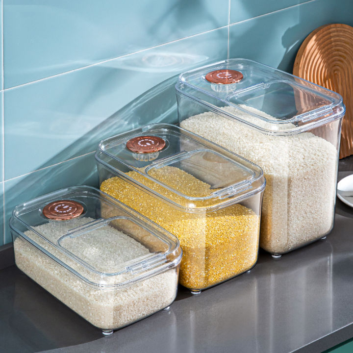 Transparent Rice Storage Box Multipurpose Box | Lazada