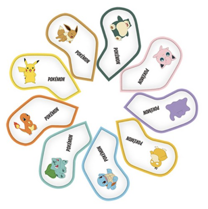 Cover ชุดเหล็กลาย Pokemon Golf หนัง PU มีเบอร์กำกับ 9 ชิ้น 4-9/S/A/P ...