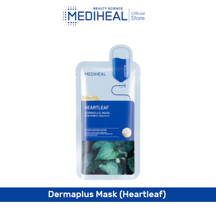 Mediheal Heartleaf Dermaplus Mask (10s) | Lazada
