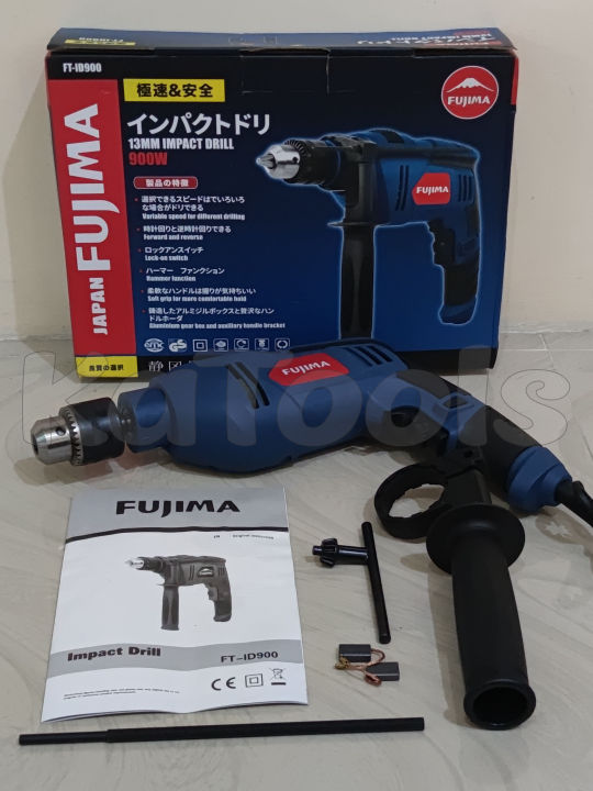 KATOOLS ~ Fujima Japan 900Watts Electric Impact Drill With Hammer 13MM ...