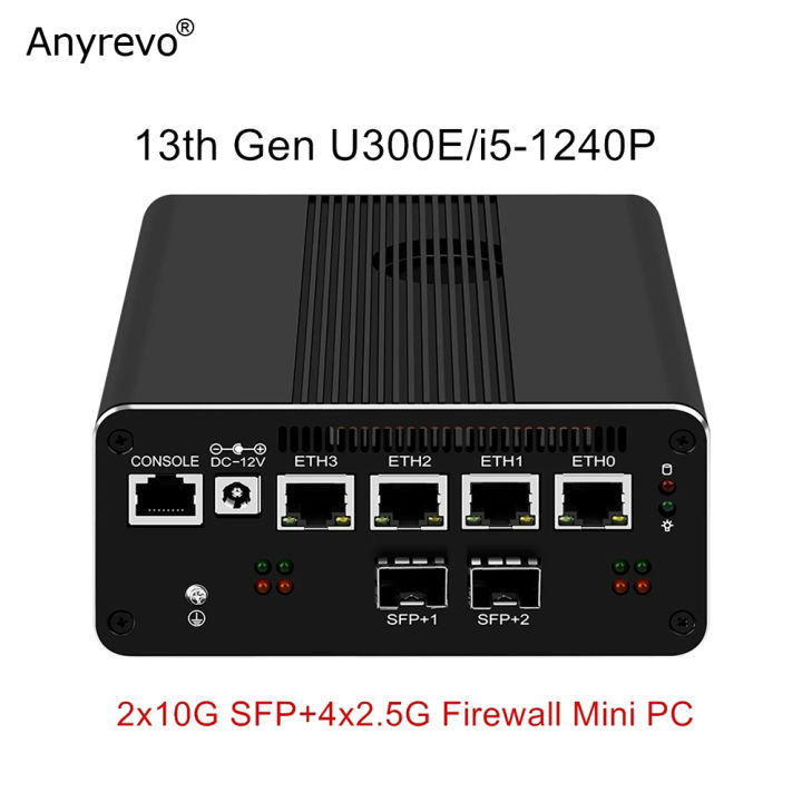 Anyrevo Newest Soft Router 2*10G SFP 4x Intel i226-V 8x 2.5G LAN Intel ...