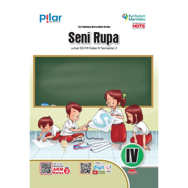 Buku Pendamping Seni Rupa SD/MI kelas 4 Semester 2 Kurikulum Merdeka - PILAR | Lazada Indonesia