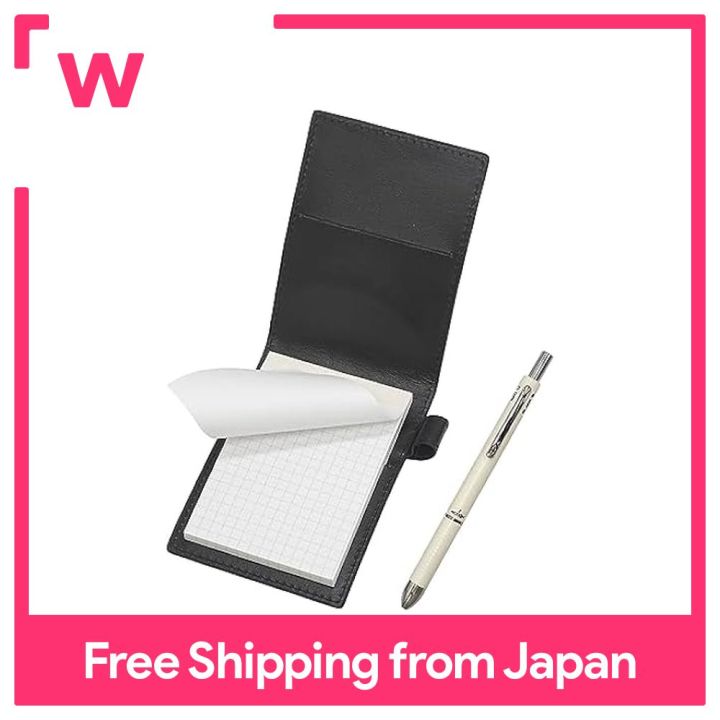 3-Mech Japan (2 Color Pen + Sharpie) Recycled Cow Leather Mini Notebook ...
